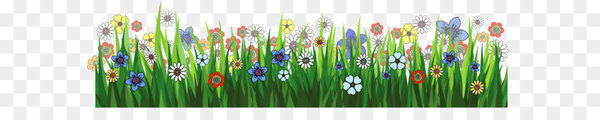Free: Flower Clip art - Grass Ground with Flowers PNG Picture - nohat.cc
