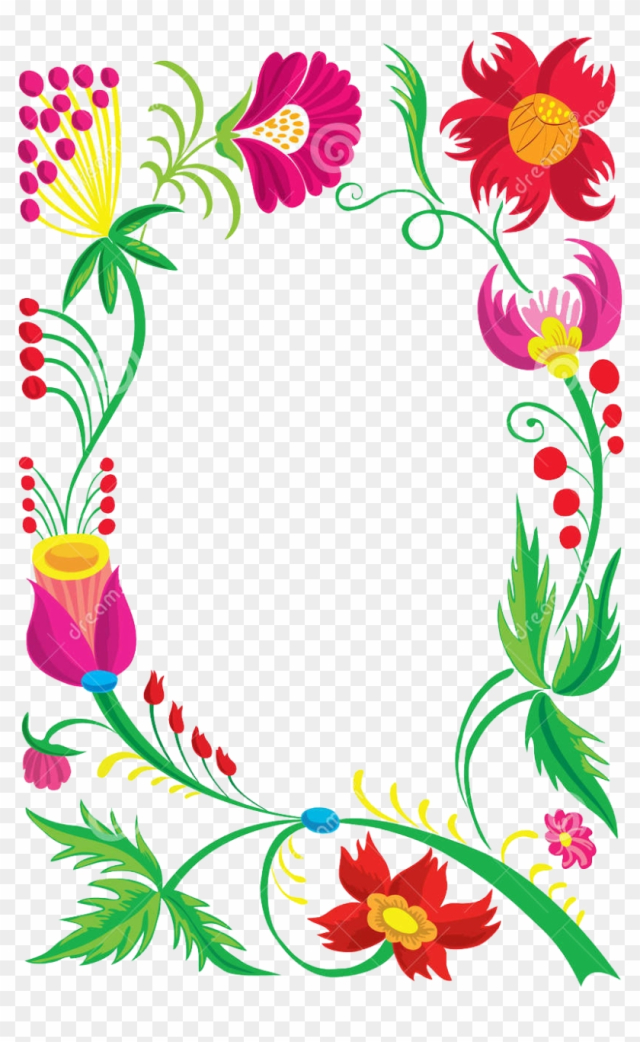 Free: Flower Stock Photography - Beautiful Border Design - nohat.cc