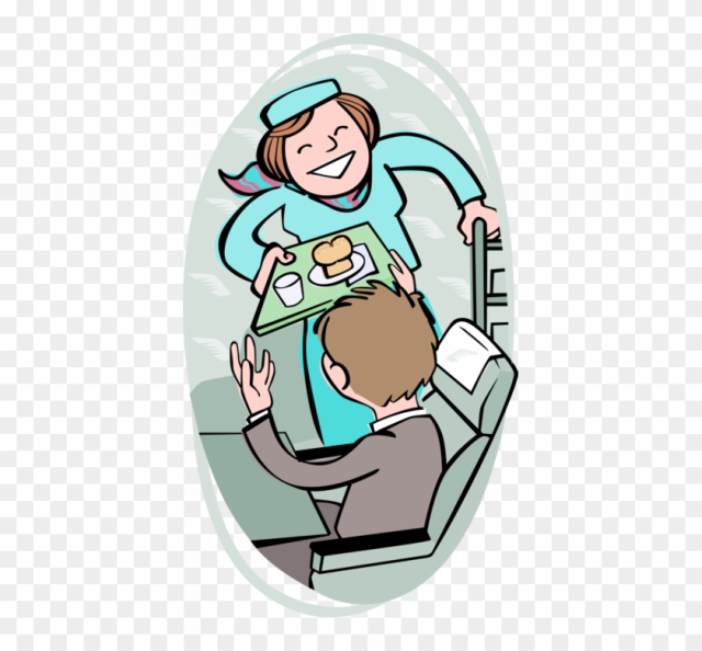 Free: Fly Clipart Food Clipart - Flight Attendant Food Clipart - nohat.cc
