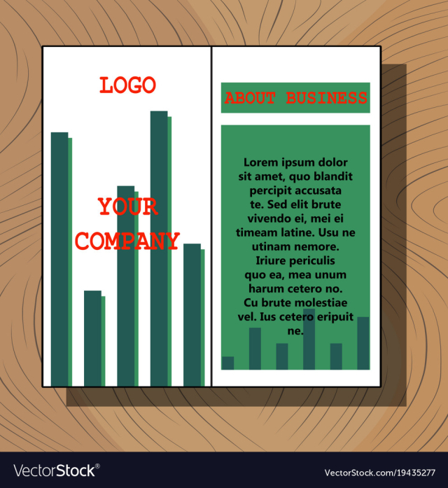 Free: Flyer design template - brochure - annual report vector image ...