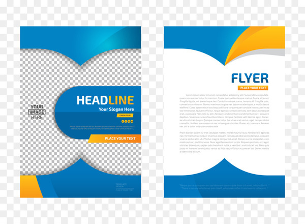 Free: Flyer Template - Vector blue flyer design - nohat.cc