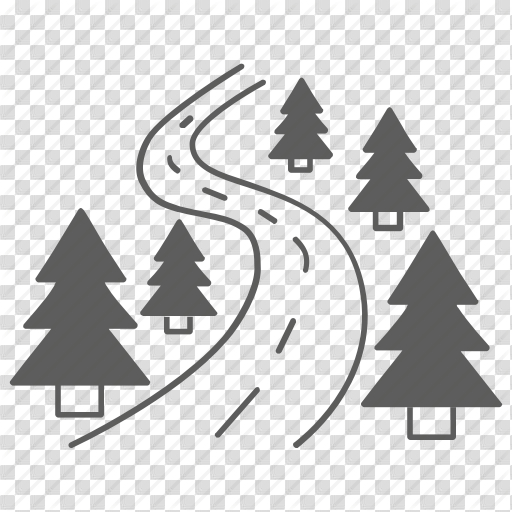 Free: Forest, nature, road, sign, tree, way icon - nohat.cc