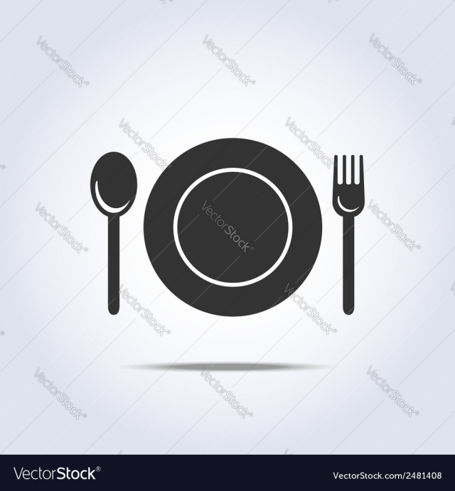 Free: Fork spun plate icon vector image - nohat.cc