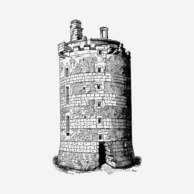 Free: Fort tower clipart illustration psd. | Free PSD - rawpixel - nohat.cc