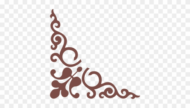 Decorative Corner Border Clip Art