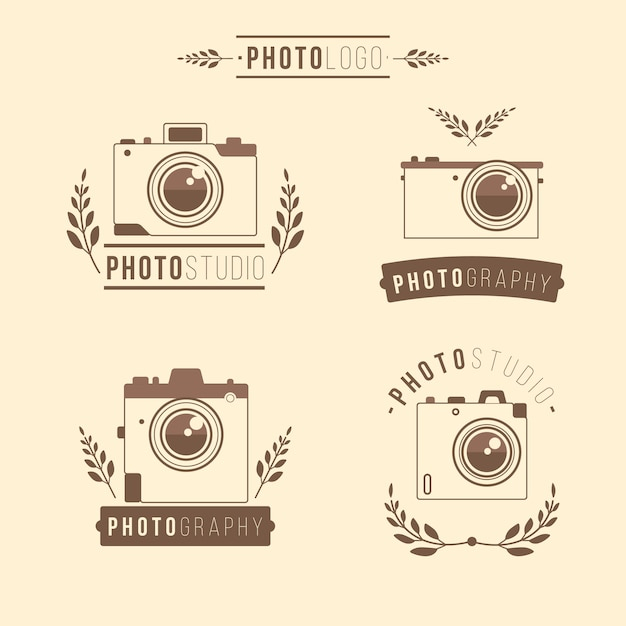 Free: Four hand drawn camera logos - nohat.cc