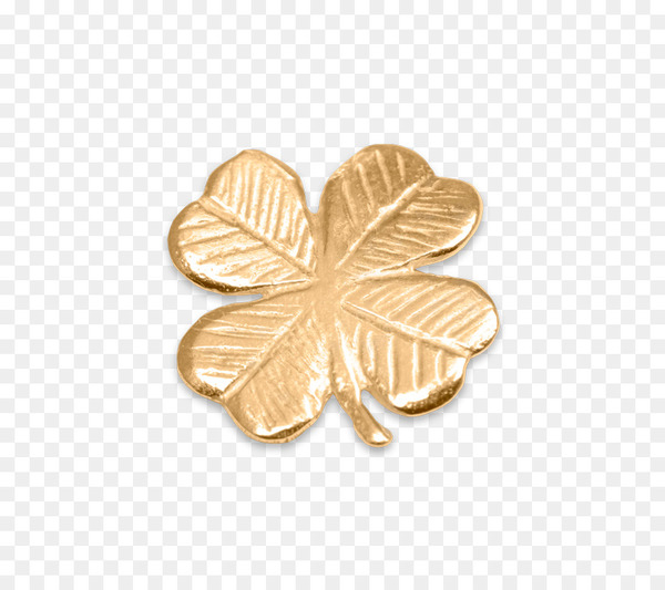 Free: Four-leaf clover Gold - gold - nohat.cc