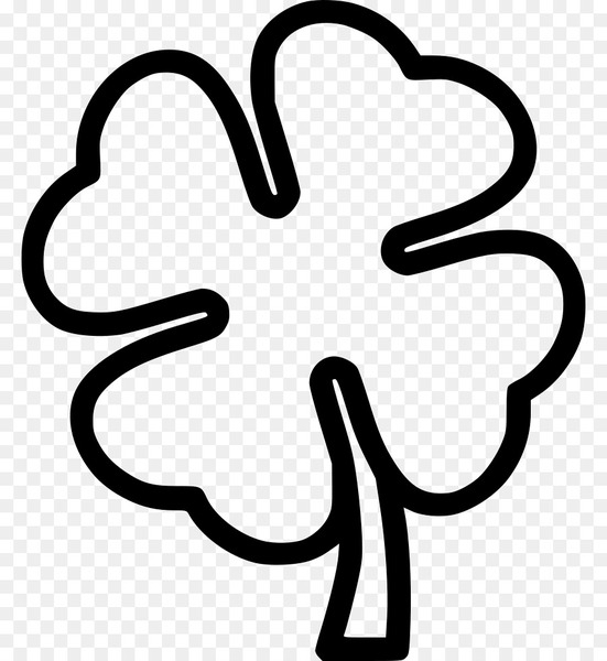 Free: Four-leaf clover Shamrock Clip art Computer Icons Portable ...