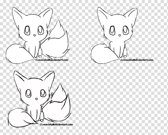 Free: Fox line art, fox drawing transparent background PNG clipart ...