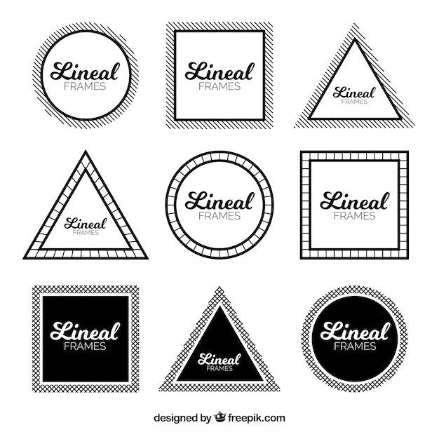 Free: Frame collection with lineal style - nohat.cc