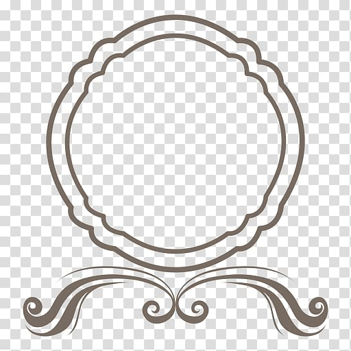 Free: Frame Ornament , Round Frame transparent background PNG clipart ...