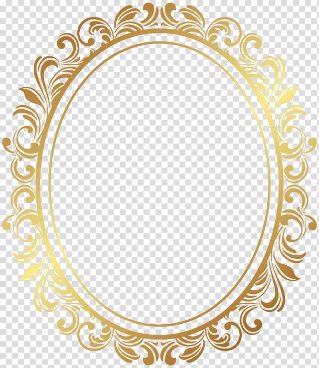 Free: Frame, Oval Border Deco Frame , oval gold ornate frame ...