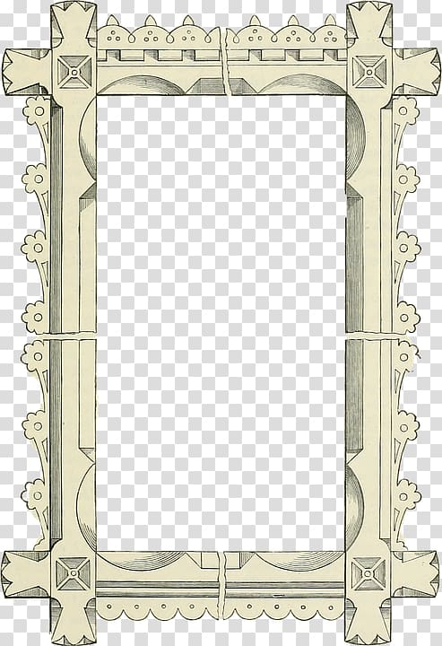 Free: Frame Portrait, Painted pale yellow frame transparent background ...