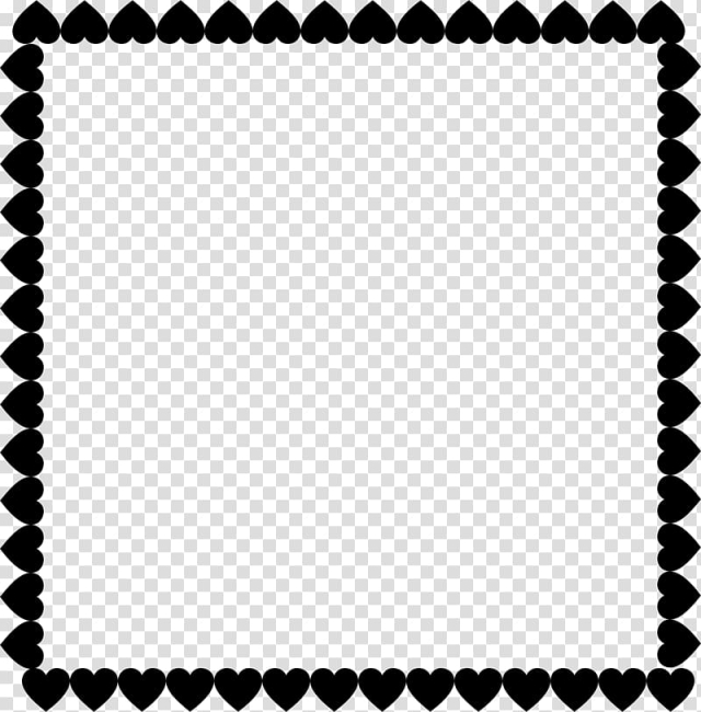 Free: Frames Heart Love , black border transparent background PNG ...