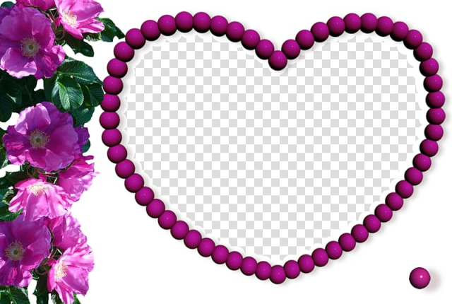 Free: Frames Love Heart, borders transparent background PNG clipart ...