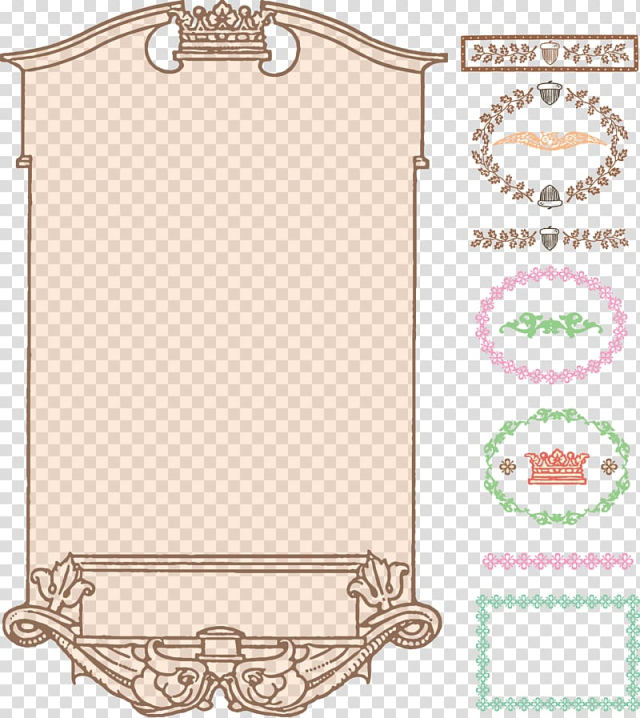 Free: Frames Ornament , text box frame transparent background PNG ...