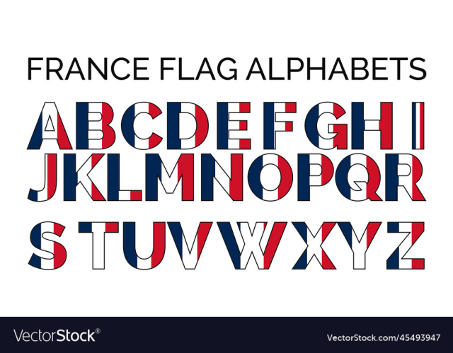 Free: france flag alphabetic letters abc logo - nohat.cc