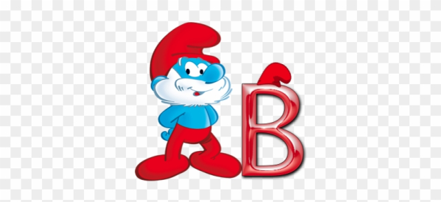 Free: Free Alphabet, Smurf Alphabet, A-z, Png Graphics, Letter - Smurfs ...