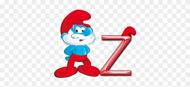 Free: Free Alphabet, Smurf Alphabet, A-z, Png Graphics, Letter - Smurfs ...