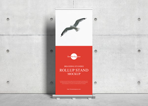 Free: Free Branding Standee Roll Up Stand Mockup rollup stand mockup ...