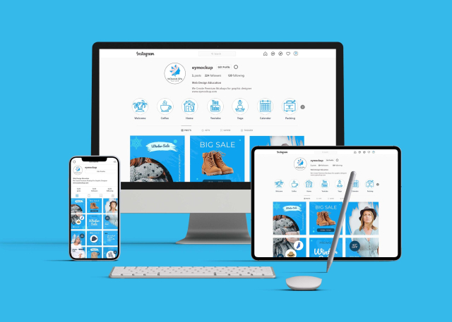 Free: Free Different Website Screen Mockup - Freebies Mockup - nohat.cc