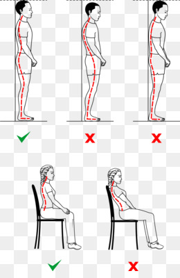Free: Free download Poor posture Sitting Neutral spine Standing Asento ...