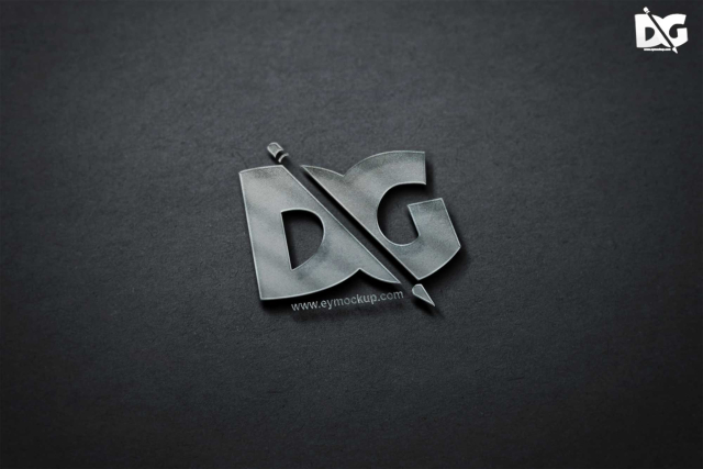Free: Free Dull Metal Logo Mock-Up - nohat.cc