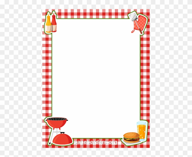 Free: Free Food Borders - Bbq Border Clipart - nohat.cc
