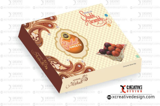Free: [Free] Mithai Box designs, Indian sweet box designs ...