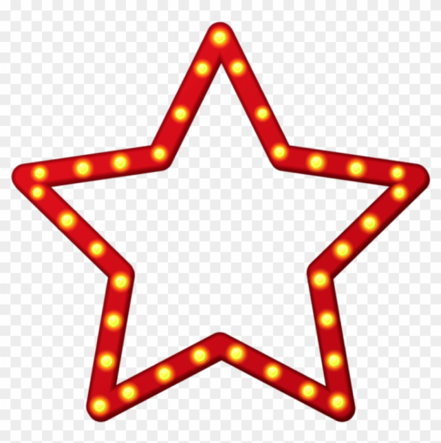 Free: Free Png Download Red Star Border Frame Png Clipart - Red Star ...