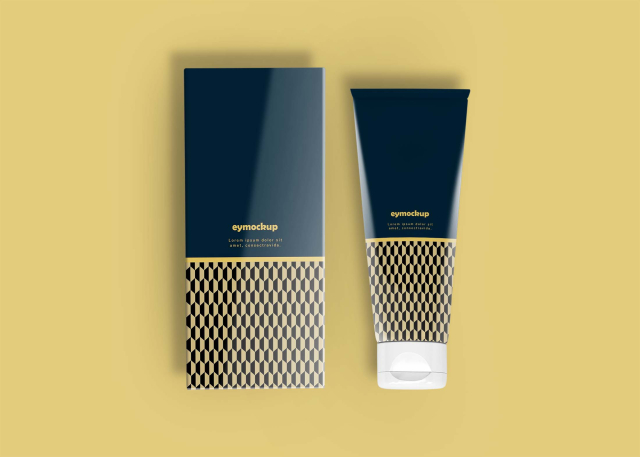 Free: Free Prime Cosmetic Label Mockup - Freebies Mockup - nohat.cc