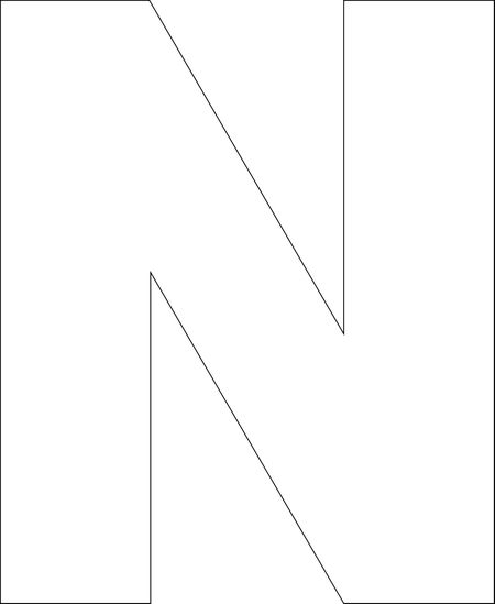 Free: Free Printable Alphabet Template Upper Case - nohat.cc