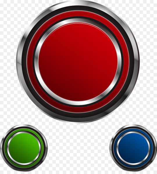 Free: Free Red Button Game Push-button Euclidean vector - Vector red button - nohat.cc