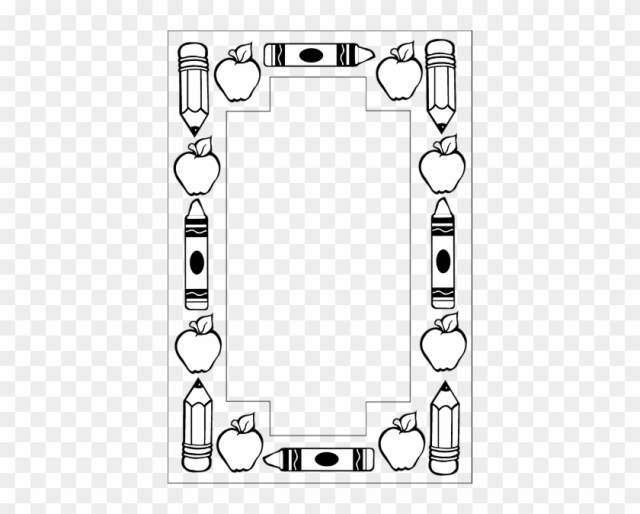 Free: Free School Border Clipart - School Borders And Frames - nohat.cc