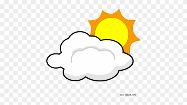Free: Free Sun And Cloud Clip Art Image - Free Sun And Cloud Clip Art ...