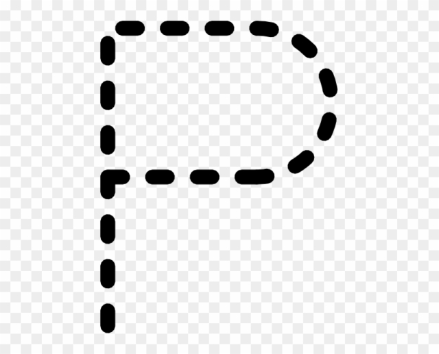 Free: Free Vector Alphabet Tracing Letter P Clip Art - Trace The Letter ...
