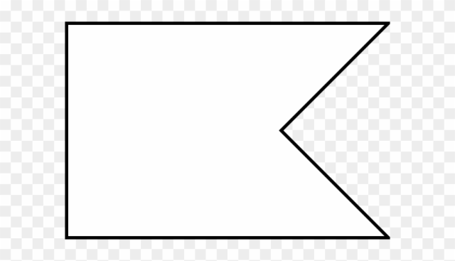 Free: Free Vector Flag Shape Swallowtail Clip Art - Shape Of A Flag ...