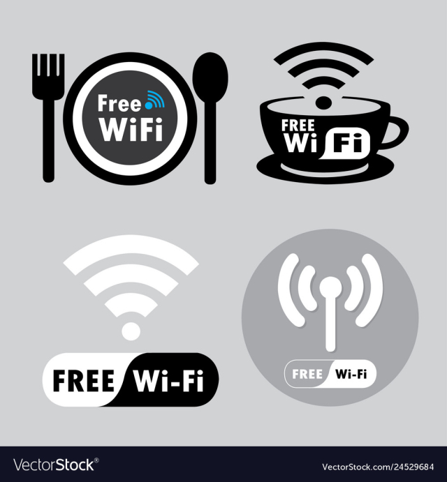 Free: Free wifi logo vector image - nohat.cc