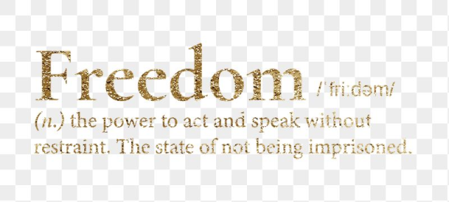 Free: Freedom png dictionary word sticker, | Free PNG - rawpixel - nohat.cc