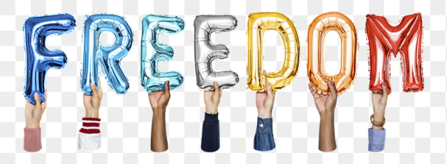 Free: Freedom word png, hands holding | Free PNG - rawpixel - nohat.cc