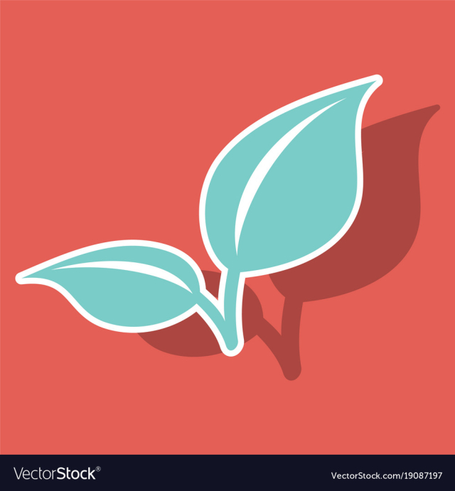 Free: Fresh mint leaf sticker menthol healthy aroma vector image - nohat.cc