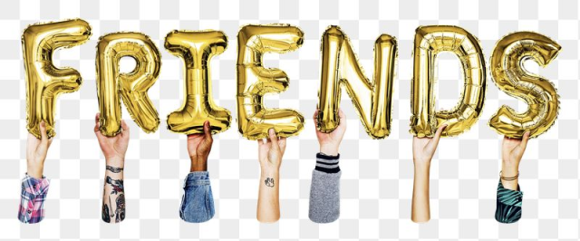 Free: Friends balloon png word sticker, | Free PNG - rawpixel - nohat.cc