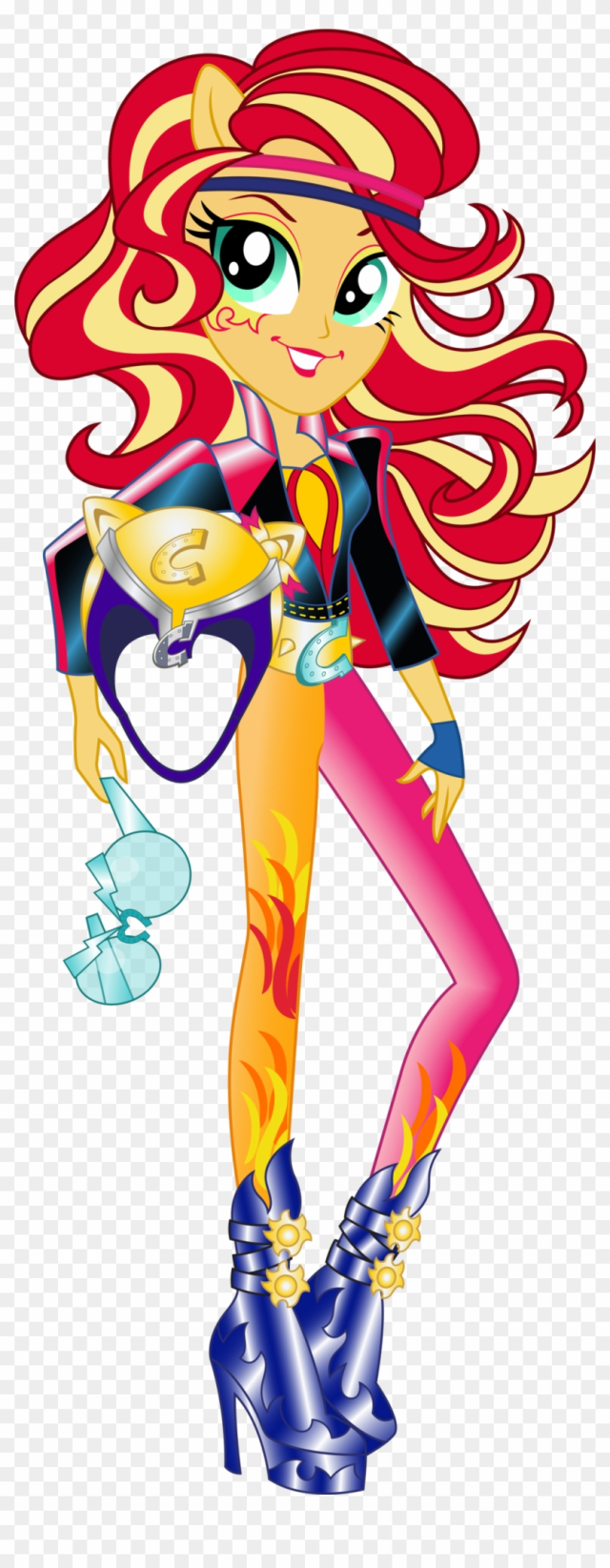 Equestria Girls Sunset Shimmer Vector
