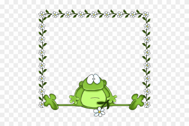 Free: Frog Paper Design - Frog Border - nohat.cc