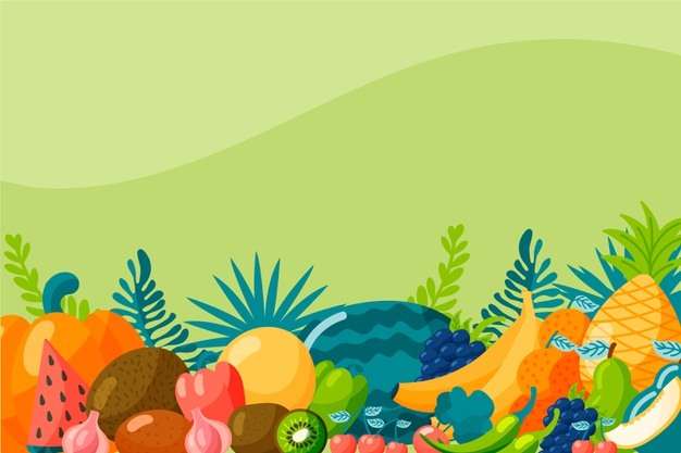 Free: Fruit and vegetables background Free Vector - nohat.cc