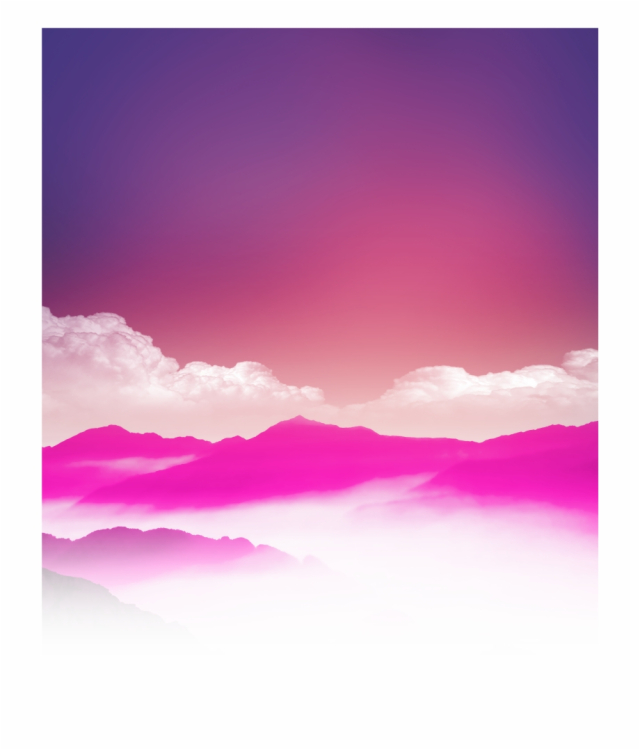 Free: Fundal Red Mountain Material Afterglow Calm Horizon - Transparent ...