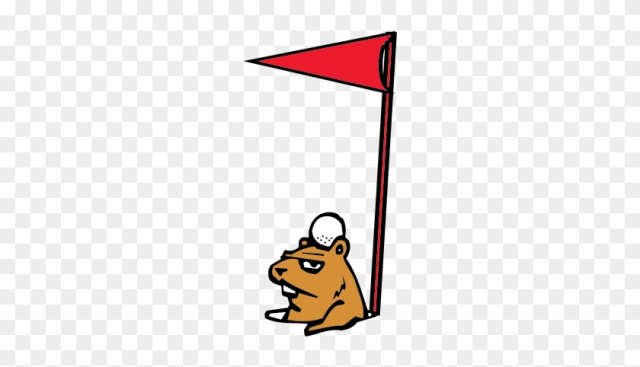 Free: Funny Gopher Golf Clipart - Golf - nohat.cc