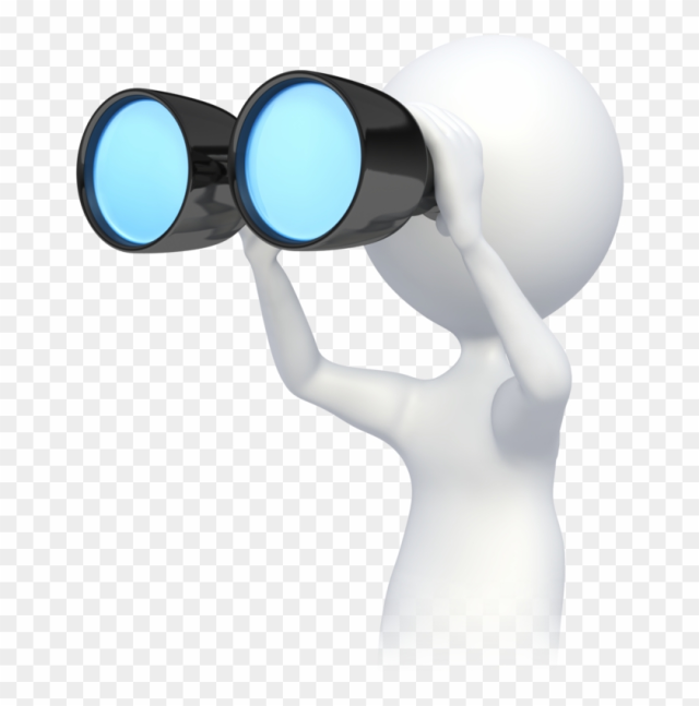 Free: Future Scope Clipart - Man With Binoculars Png - nohat.cc
