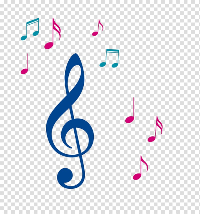 Colourful Musical Notes Png