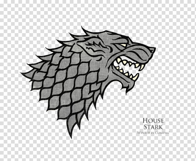 Free: Game of Thrones Stark, Game of Thrones House Stark logo ...